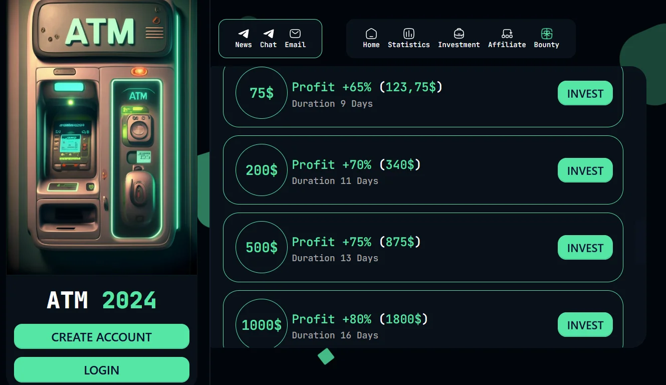 Atm 2024: отзывы об инвестиционной платформе
